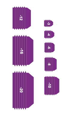 ColorFittings-AN-Fitting-size-chart-guide | ColorFittings