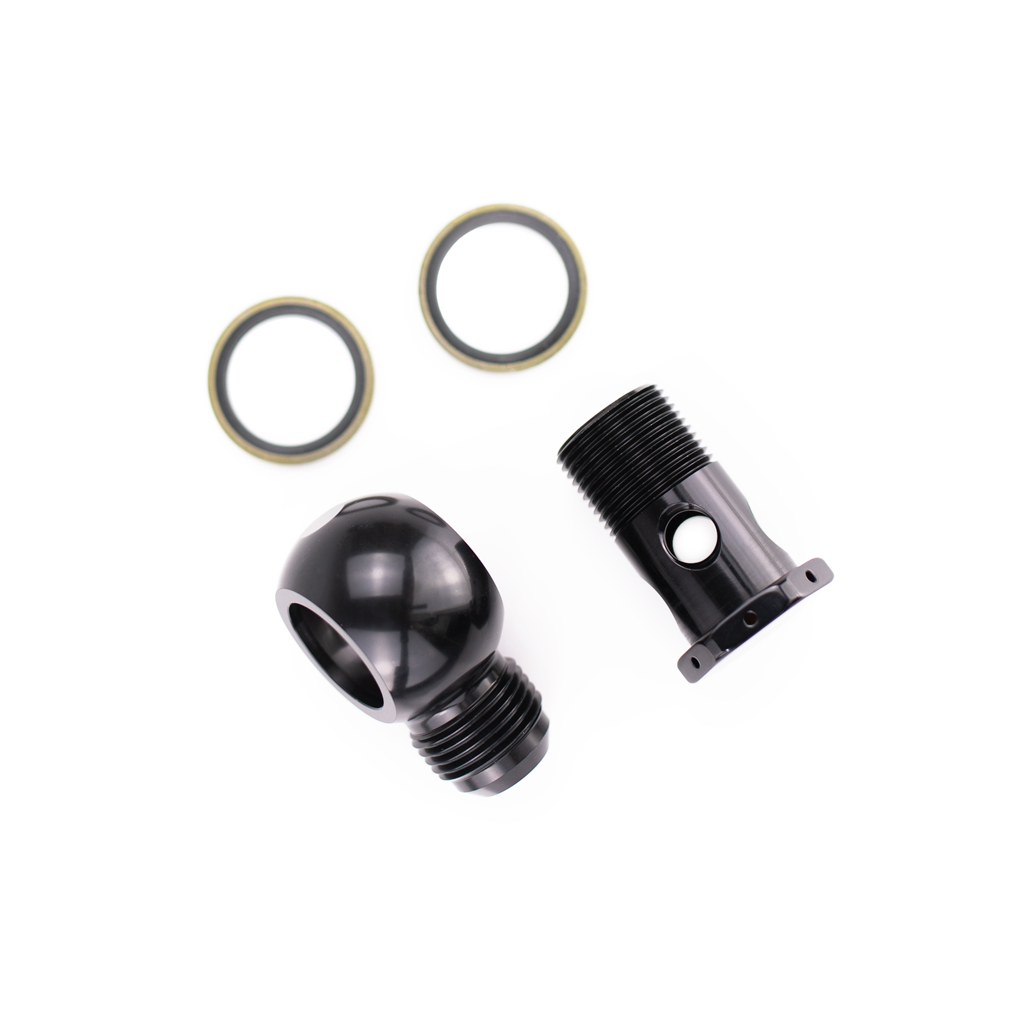 Oil Cooler Banjo Bolt (M22x1.5 to 10AN) w/ Safety Wire Holes ...