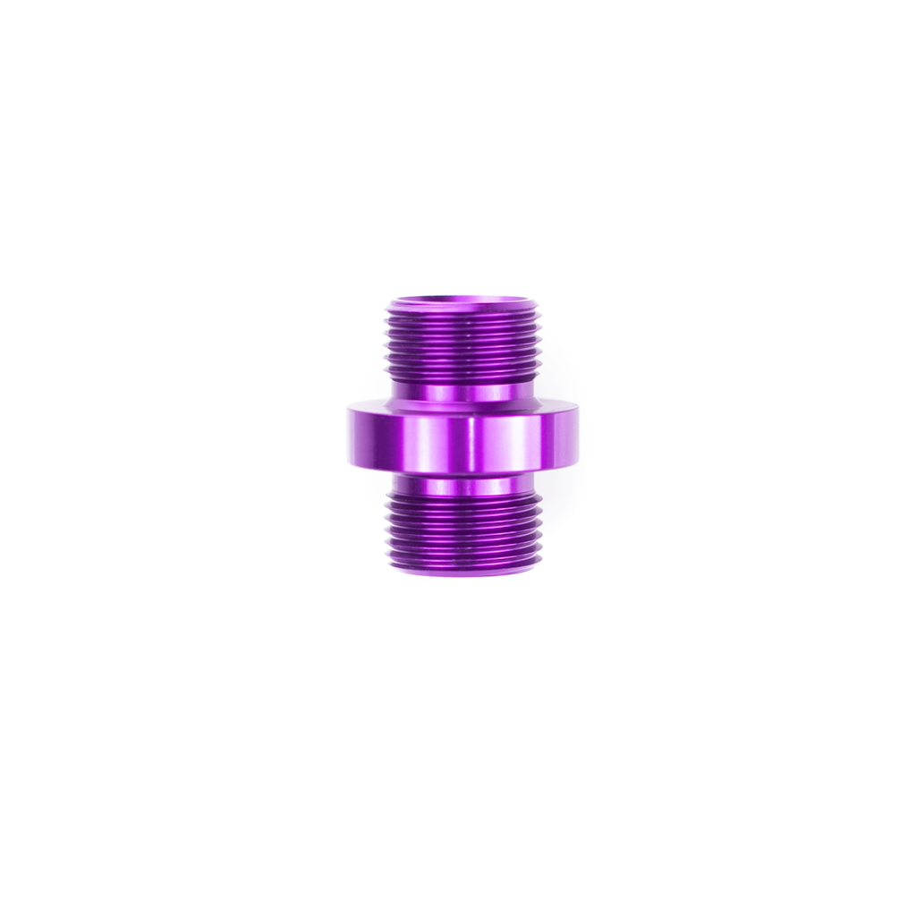 AN-Fitting-purple-M20-Oil-Filter-Union-side | ColorFittings