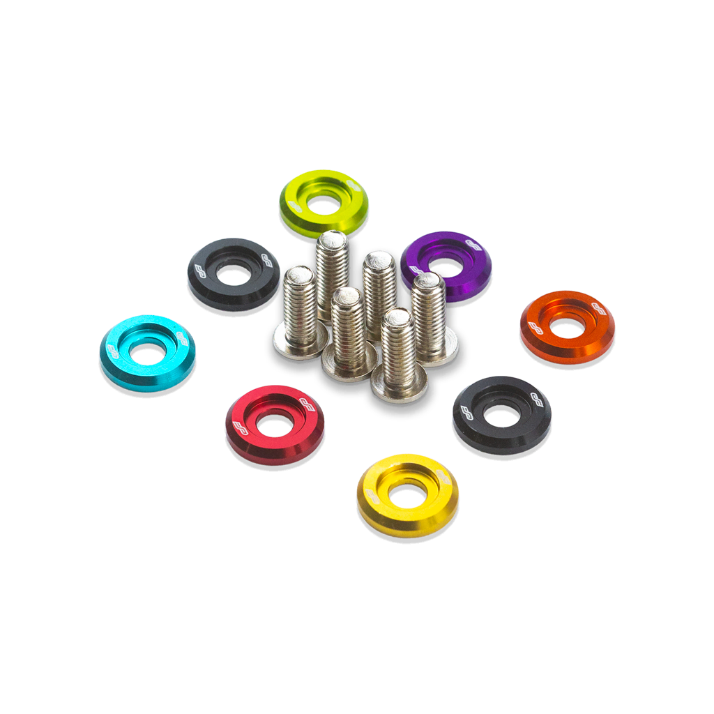 M6 Low Profile Washer Set (Titanium Hardware) | ColorFittings